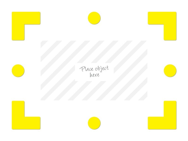 Floor marking circle (set) - TnP Visual Workplace