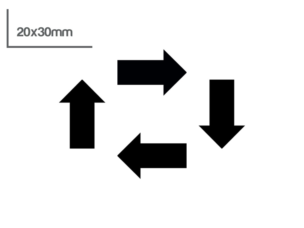 Arrow magnet - small - TnP Visual Workplace