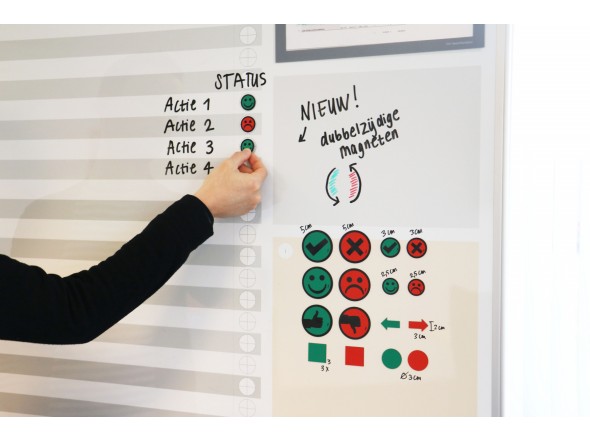 Check magnet 5cm (double sided) - TnP Visual Workplace