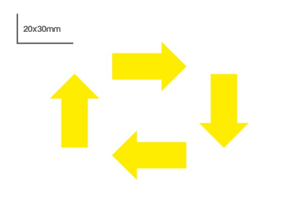 Arrow magnet - small - TnP Visual Workplace