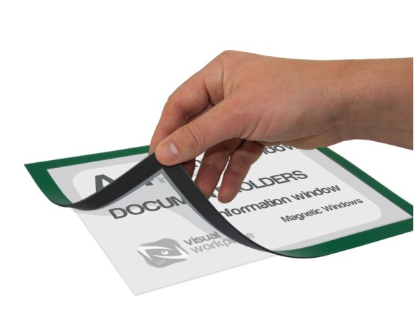 Magnetic windows A4 incl. cut out (various colours) - TnP Visual Workplace