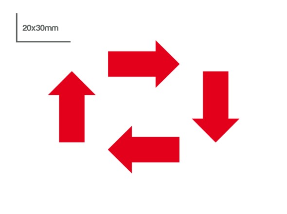 Arrow magnet - small - TnP Visual Workplace