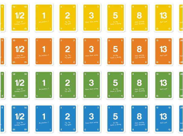 Scrum Planning Poker cards (Dutch) - TnP Visual Workplace