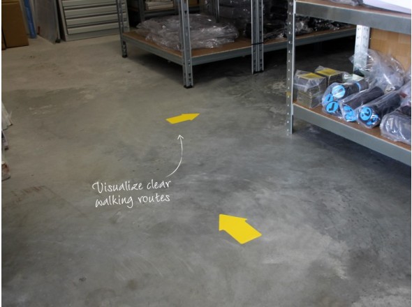 Floor stickers arrows (set) - TnP Visual Workplace