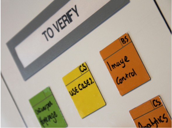 Scrum whiteboard magnet (pink) - TnP Visual Workplace