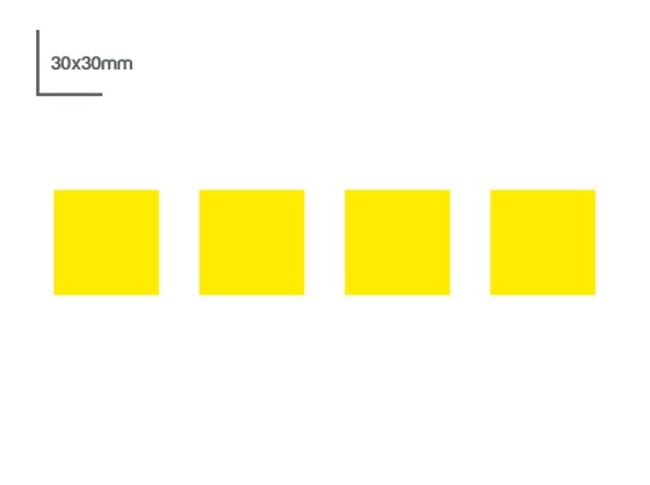 Square magnet 3cm - TnP Visual Workplace