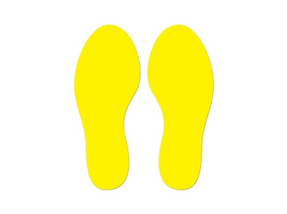 5S floor marking footprints (set) - TnP Visual Workplace