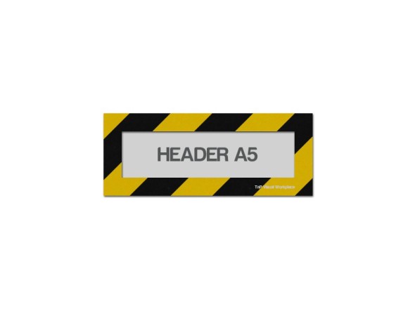 Magnetic window A5 headers (mixed colours) - TnP Visual Workplace