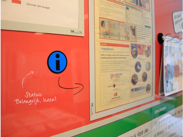 Info magnet 5cm - TnP Visual Workplace