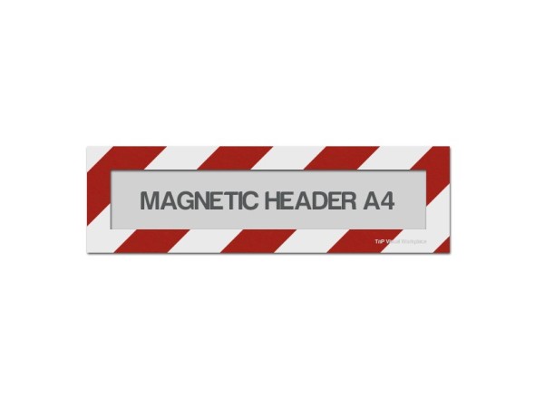Magnetic window A4 headers (mixed colours) - TnP Visual Workplace