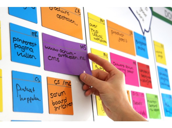 Scrum whiteboard magnet (gray) - TnP Visual Workplace